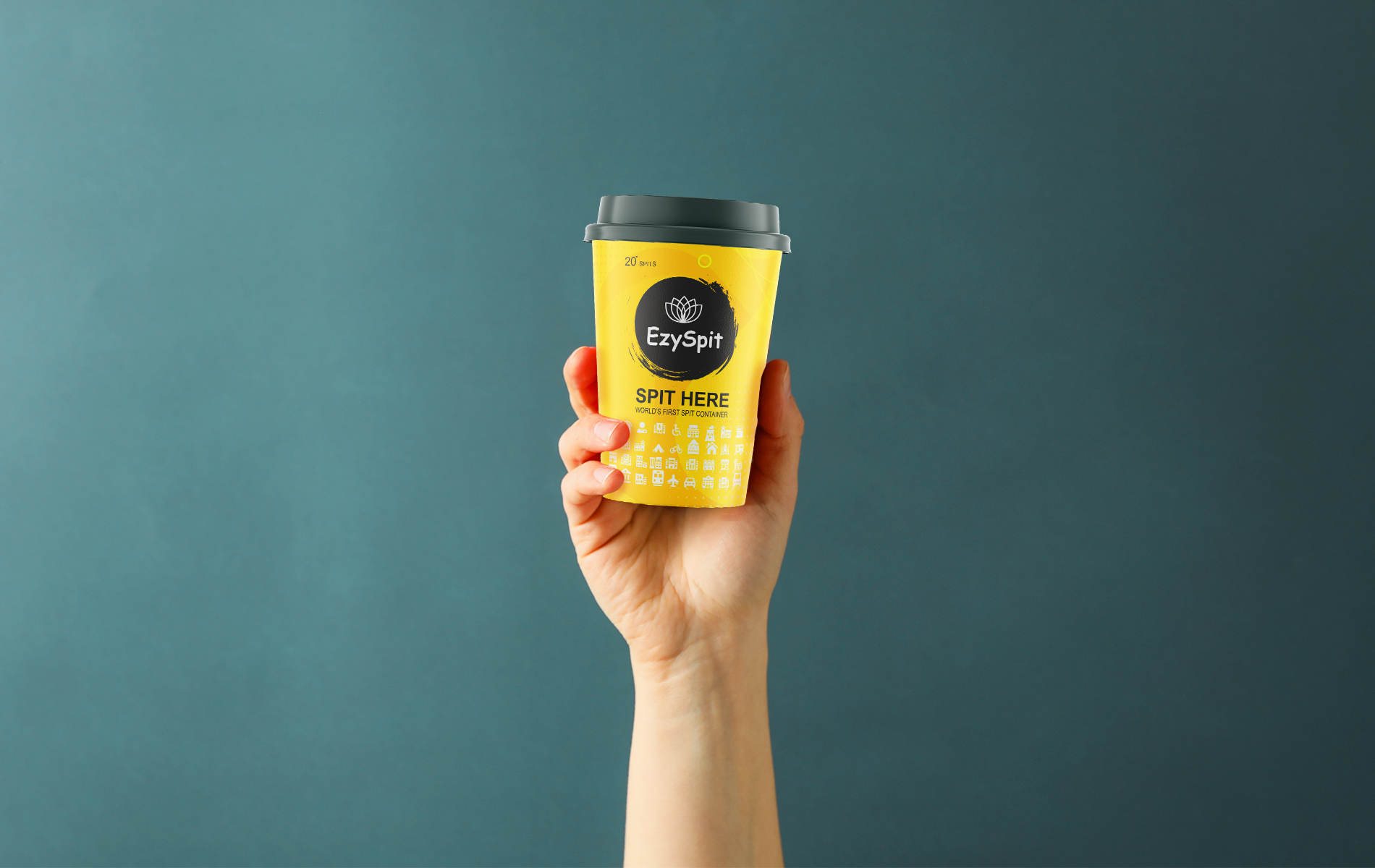 EzySpit Spitting Glass – EzySpit