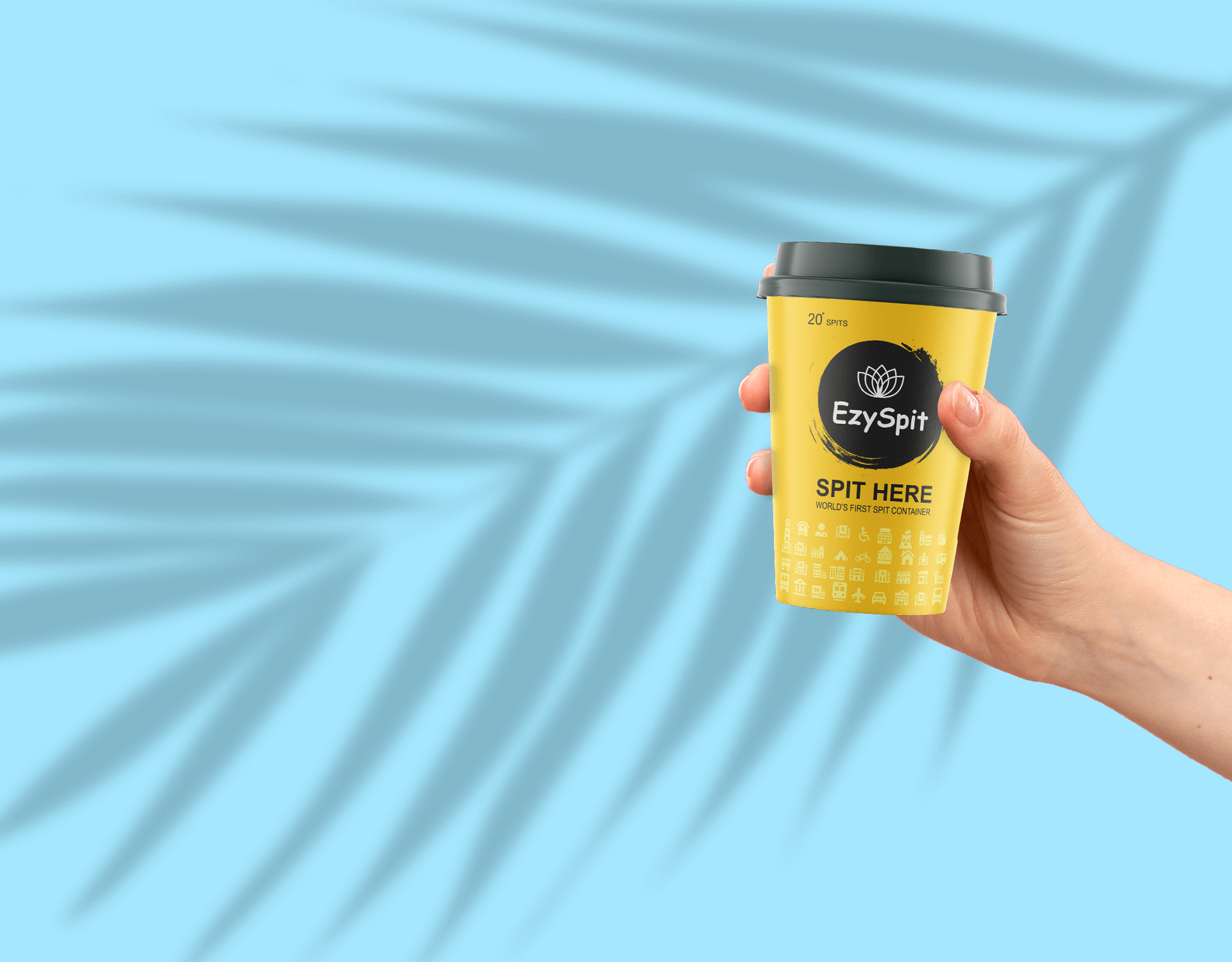 EzySpit Spitting Glass – For Spit Free World