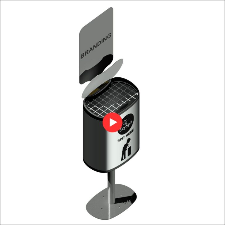 For Spit Free World – World’s First Reusable Mobile Spittoon.